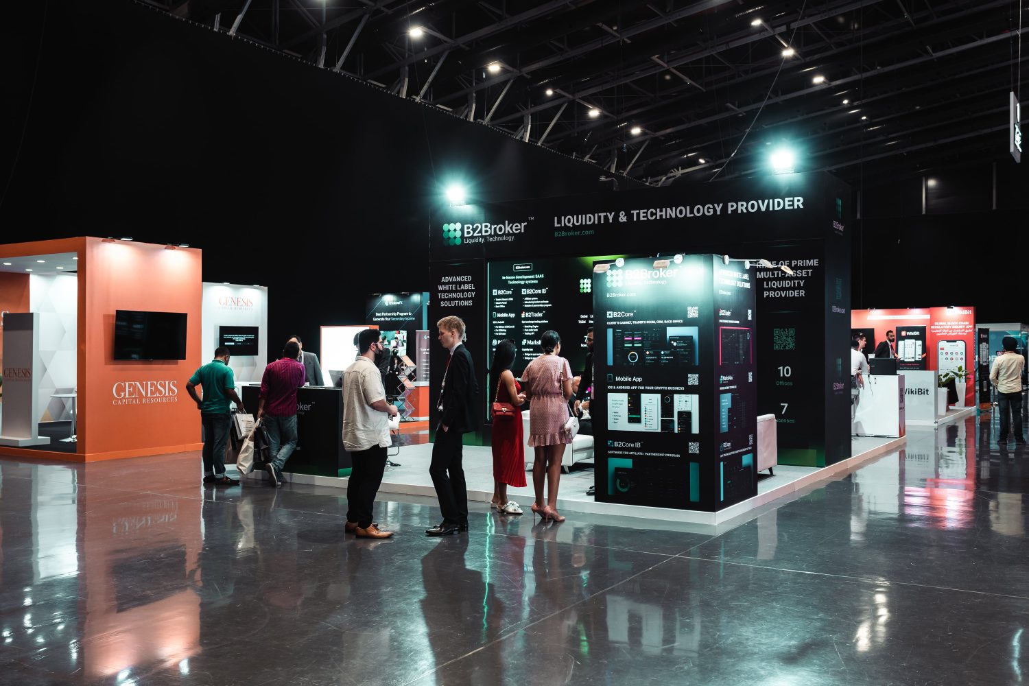 B2BROKER Participated in Wiki Finance Expo Dubai 2022 - EXPO