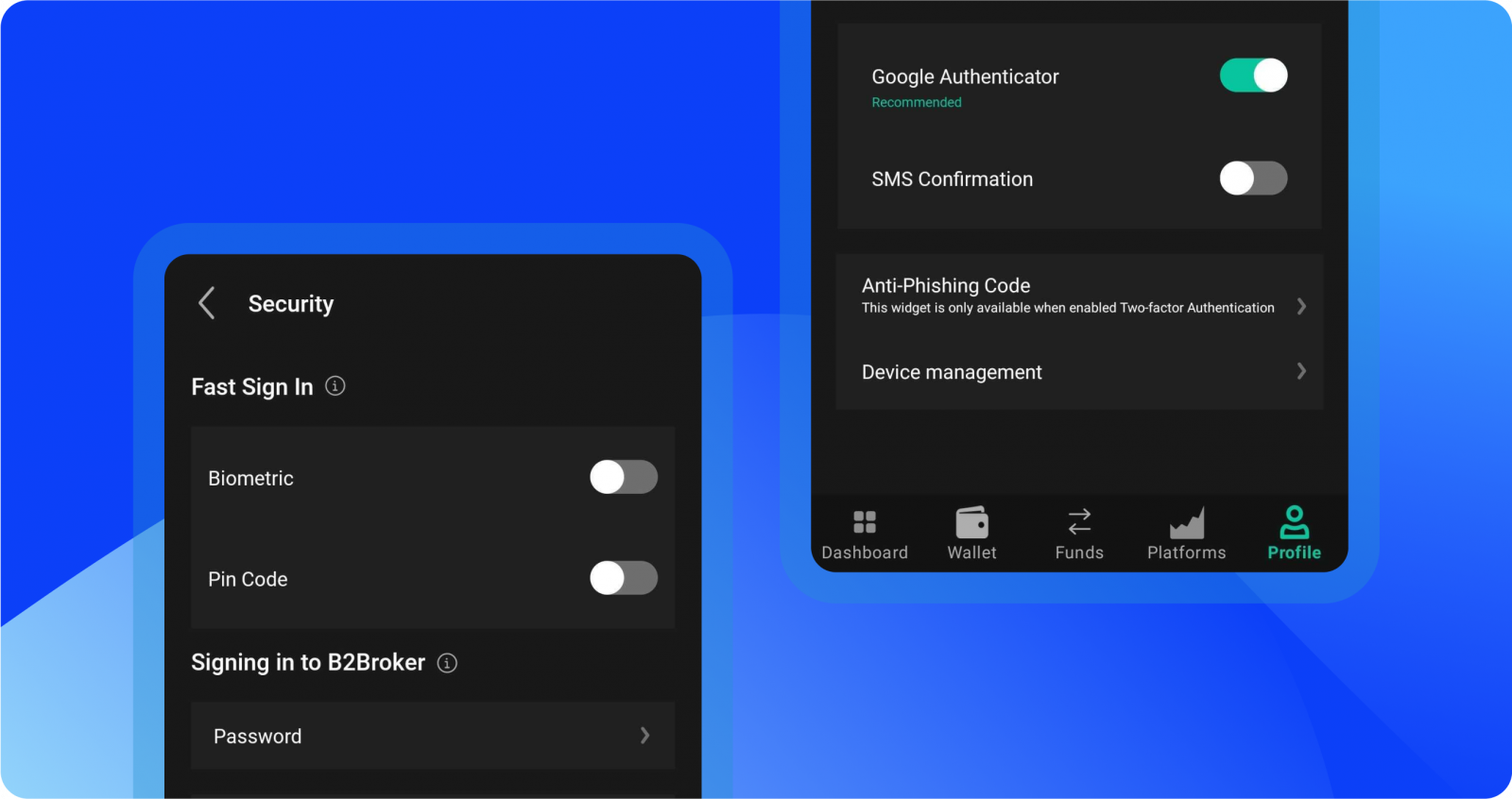 B2CORE Android v1.8.0 Update. Enhanced Security & User Experience