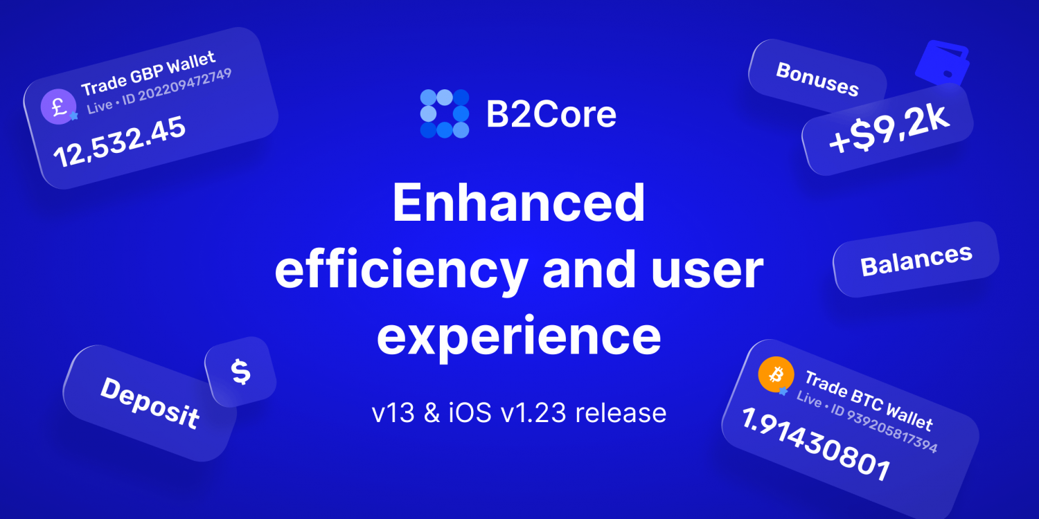 B2CORE v13 and iOS v1.23 Updates Power Your Business
