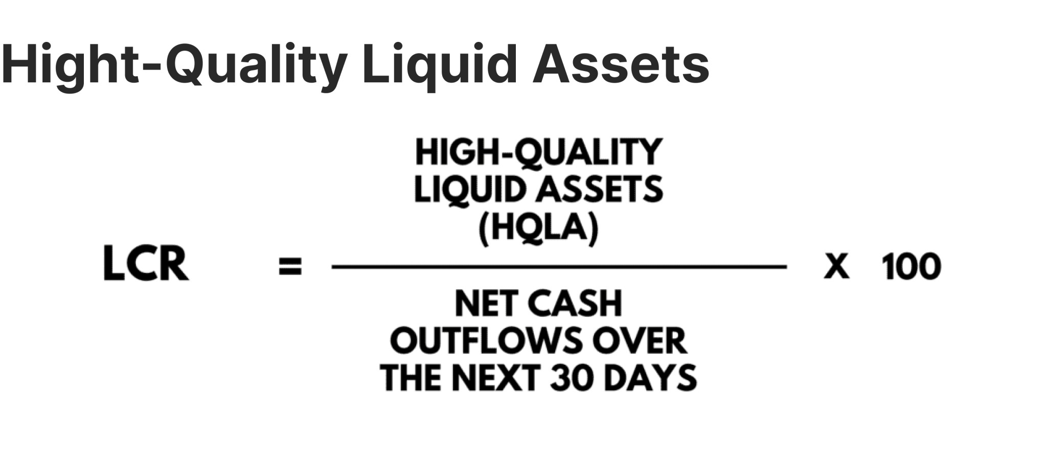 Liquidity Coverage Ratio – How it Saves Banks From Collapse Liquidity Coverage Ratio – How it Saves Banks From Collapse