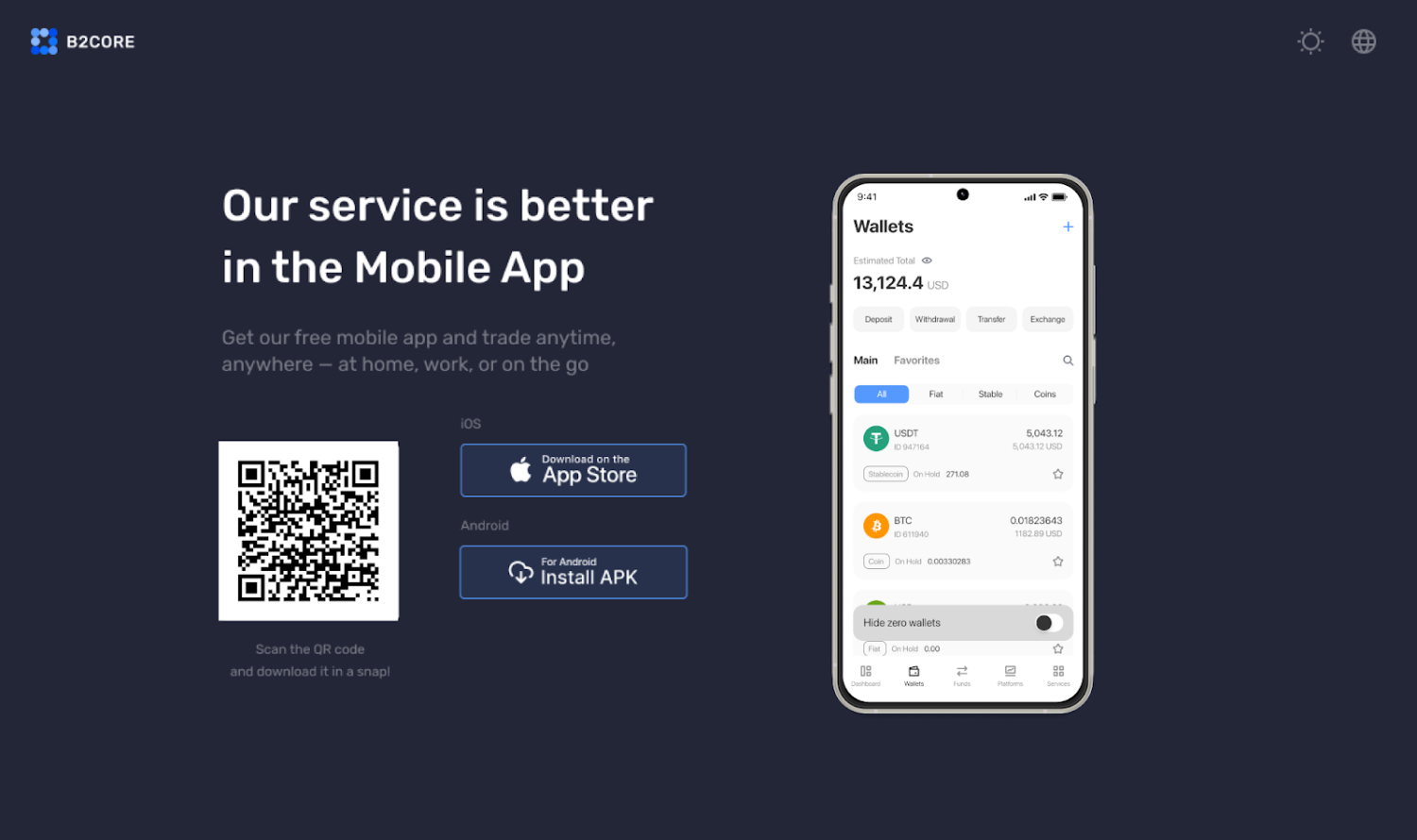 B2CORE Android 2.2: IB Integration & Enhanced Management
